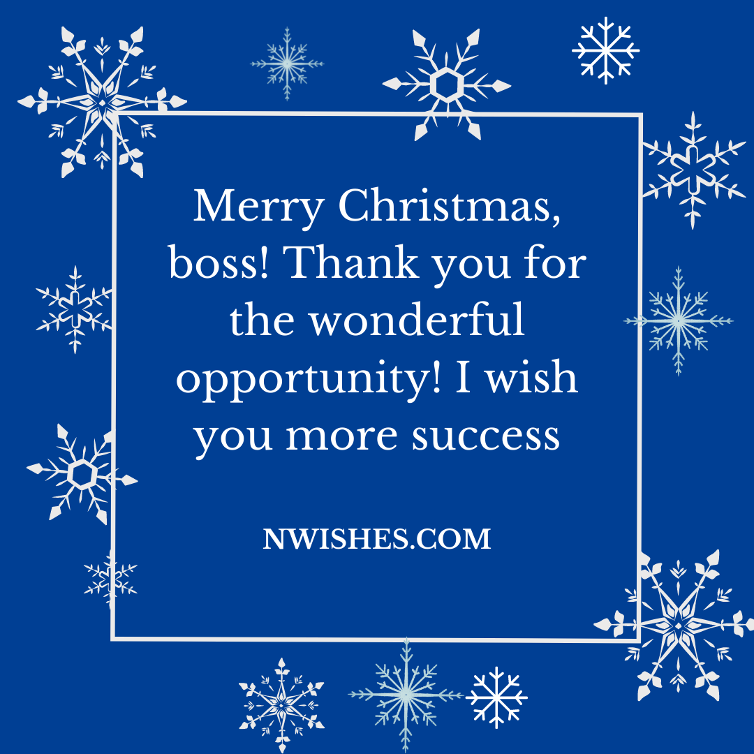 Christmas Wishes for Boss & Seniors: Heartfelt Messages