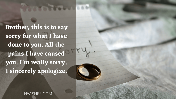 Apology Messages for Brother: Repair Bonds with Love